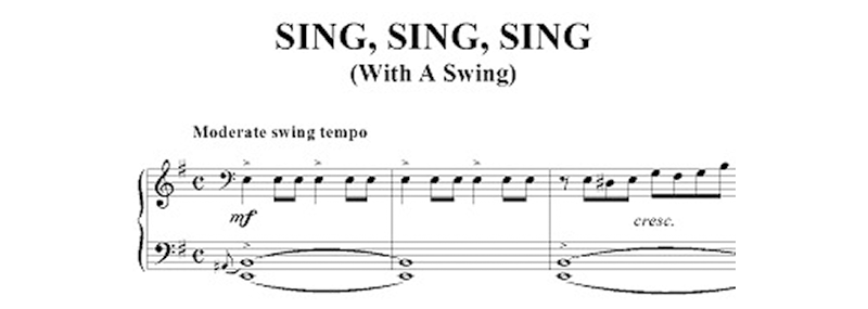Sing, Sing, Sing (with a Swing) – SING SING SWING